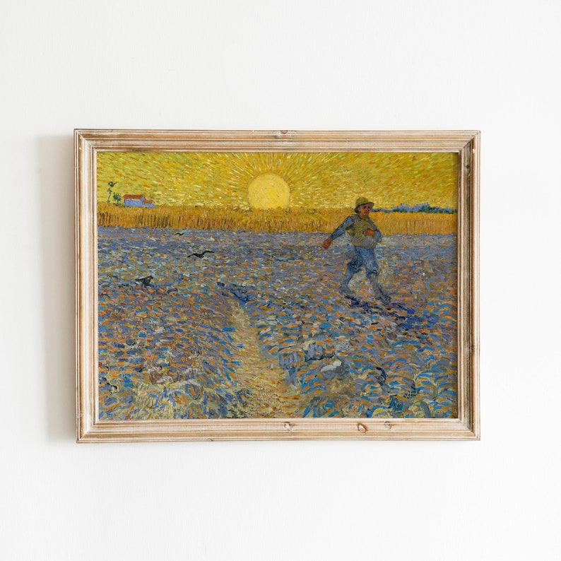 Van Gogh Yellow Gallery Wall Art Set of 4 Printable Wall Art - Etsy