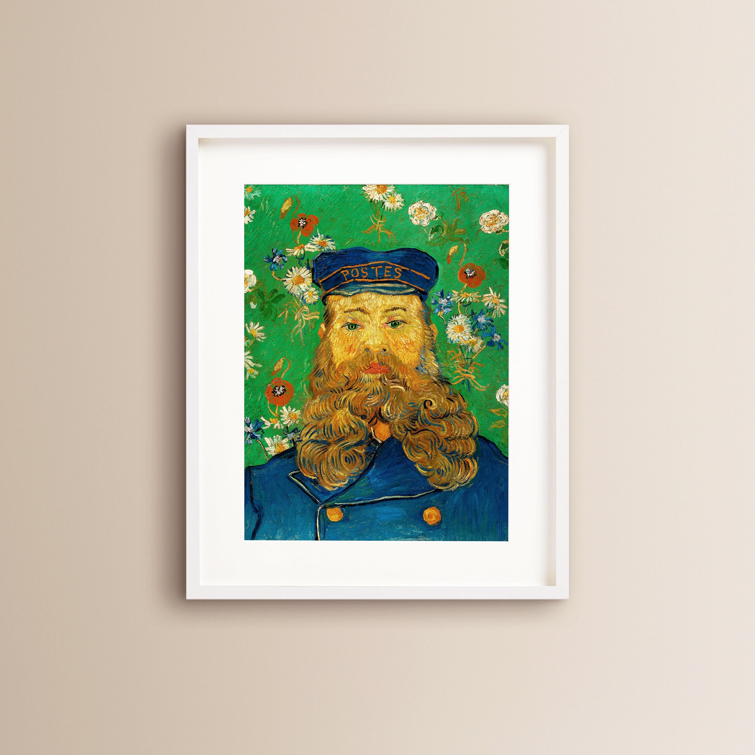 The Postman Print | Vincent Van Gogh | Museum Printable Wall Art | Van ...