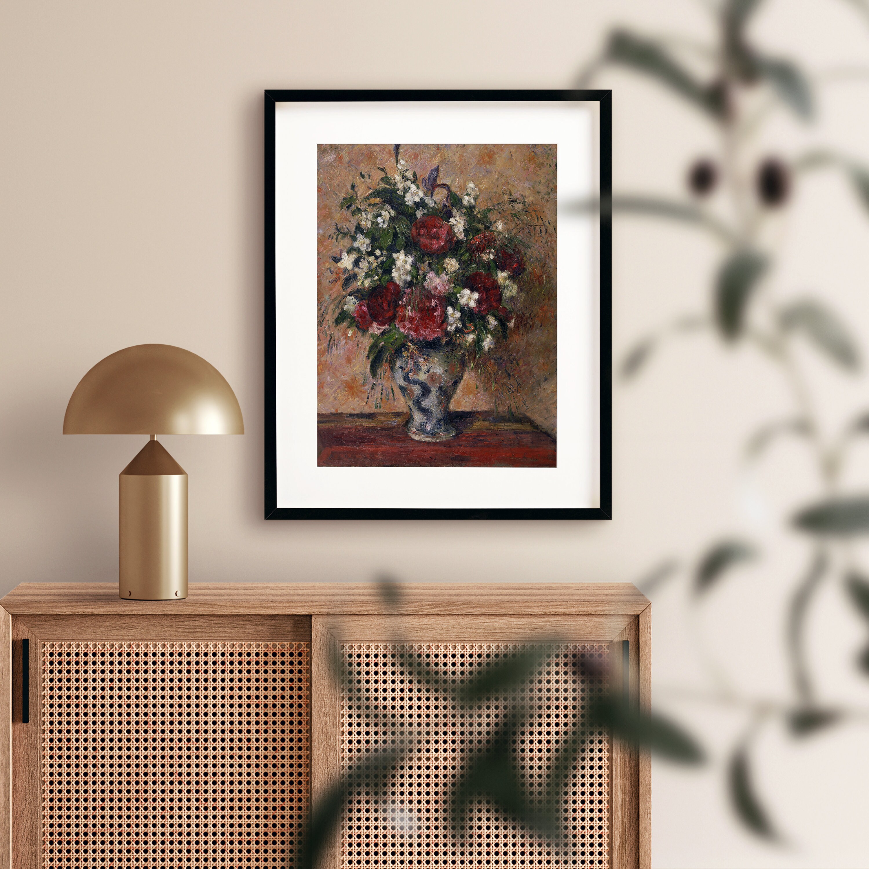 Camille Pissarro Peonies Print | Printable Wall Art | Camille Pissarro ...