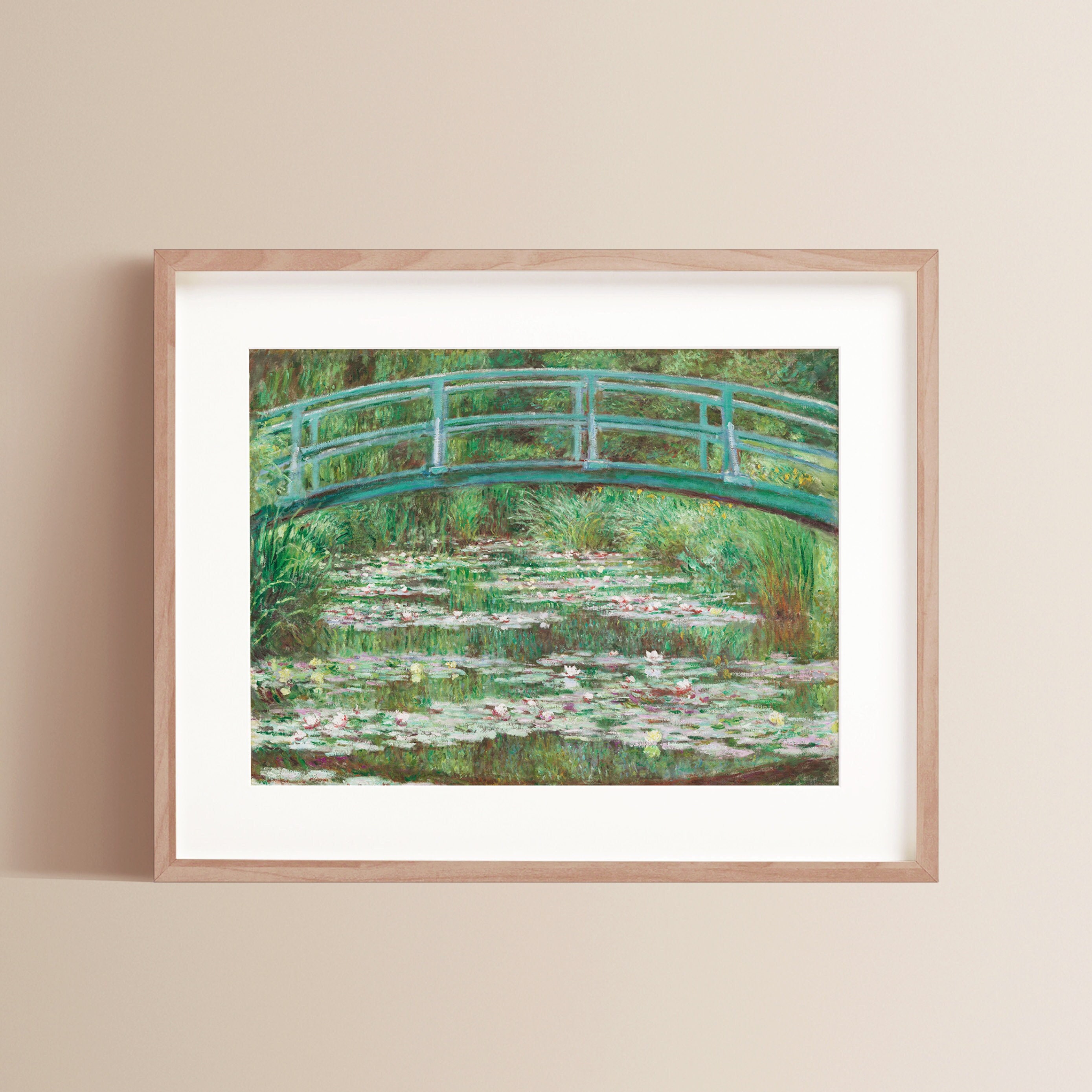 The Japanese Footbridge| Claude Monet | Landscape | Museum Printable ...