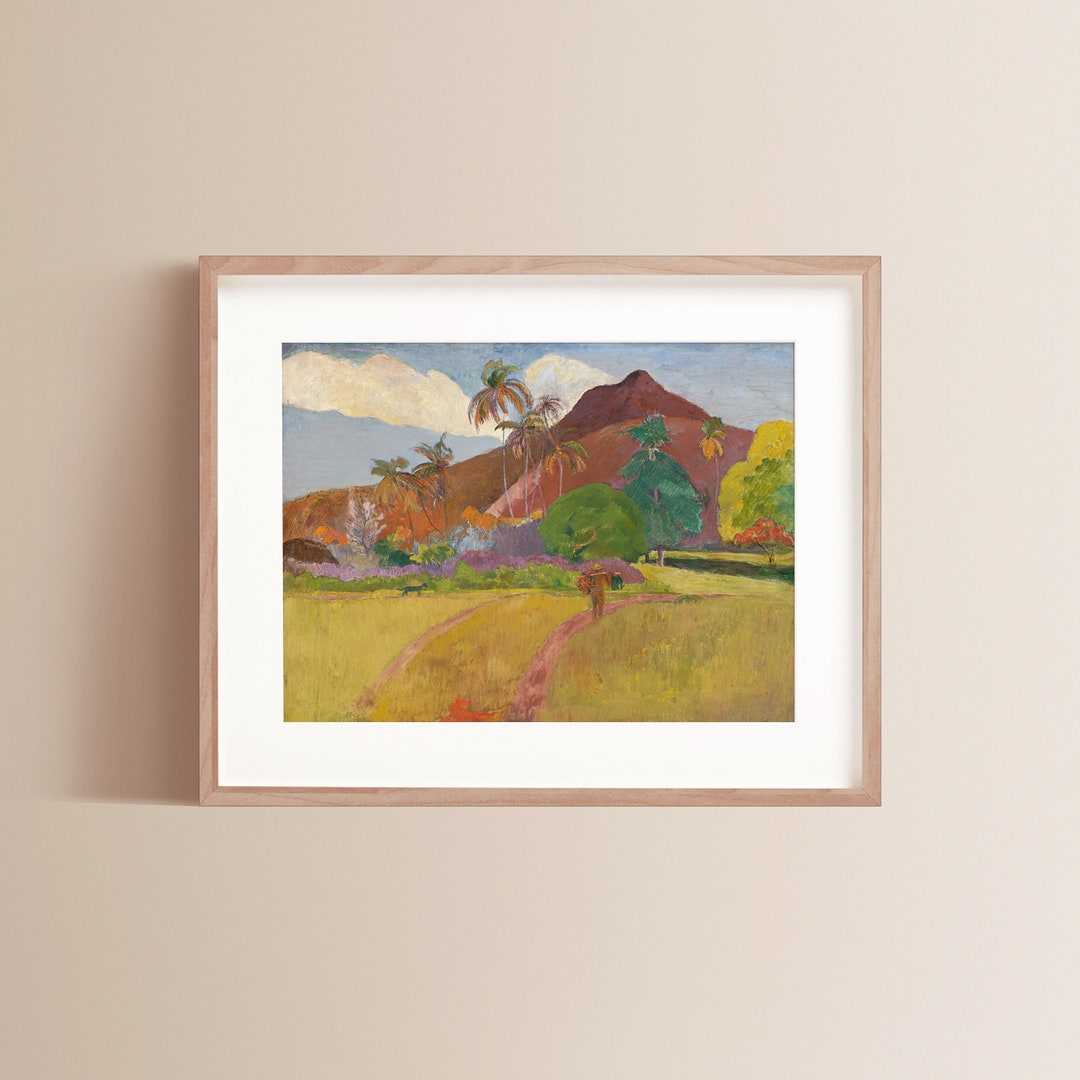 Tahitian Landscape | Paul Gauguin | Museum Printable Wall Art | Gauguin ...