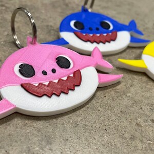 Baby Shark Keychain Baby Shark Pendant Baby Shark Party Favor - Etsy