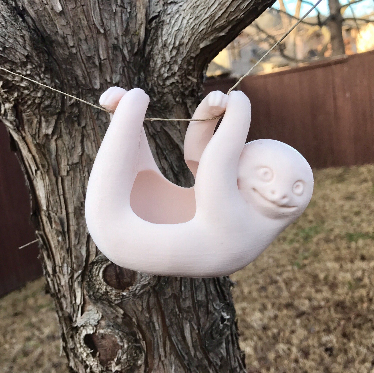 Hanging Sloth Planter Pot Sloth Gift for Her Sloth Air | Etsy