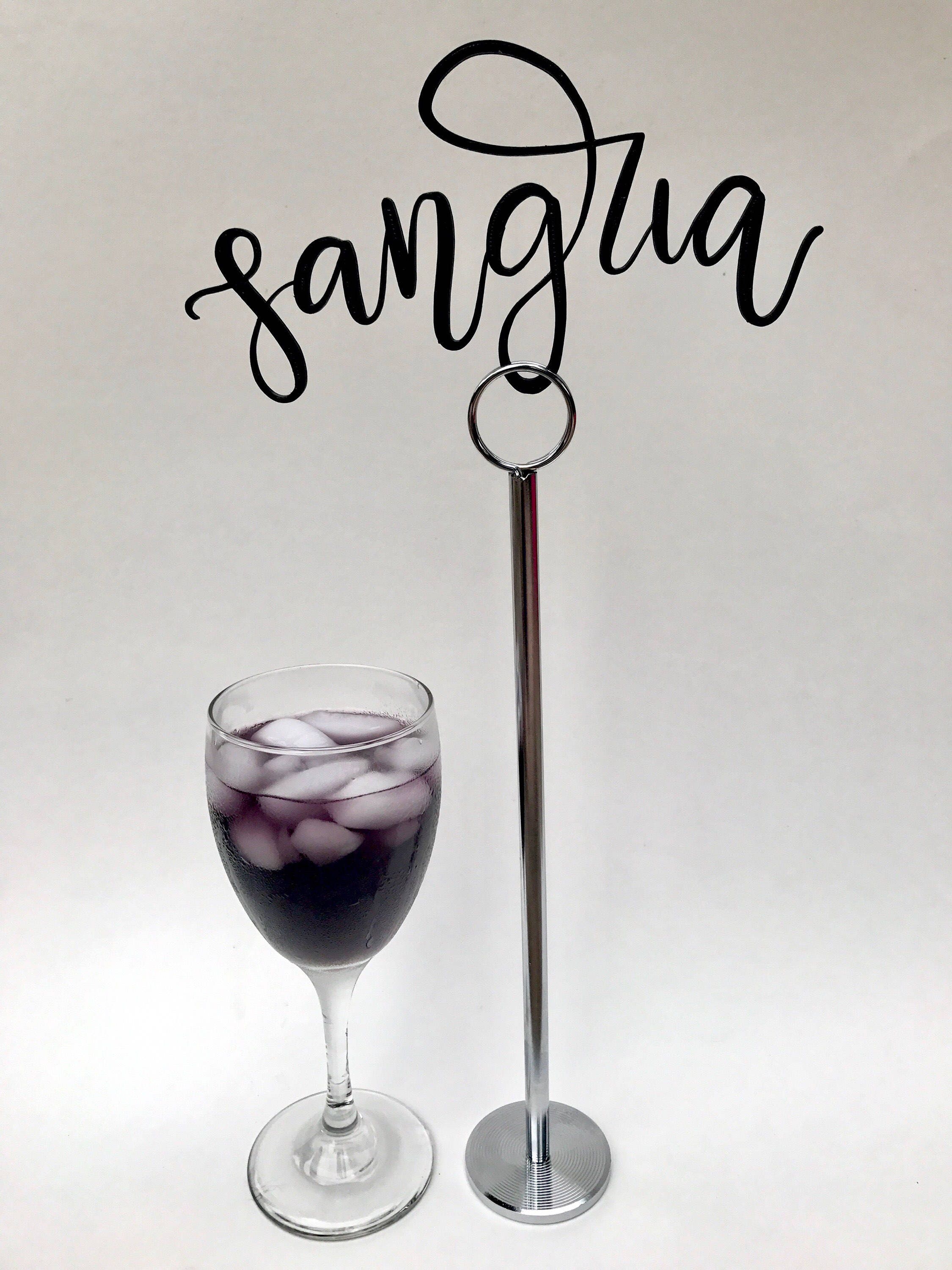 Sangria Sign Wedding Sangria Bar Sign Sangria Wedding Drink - Etsy