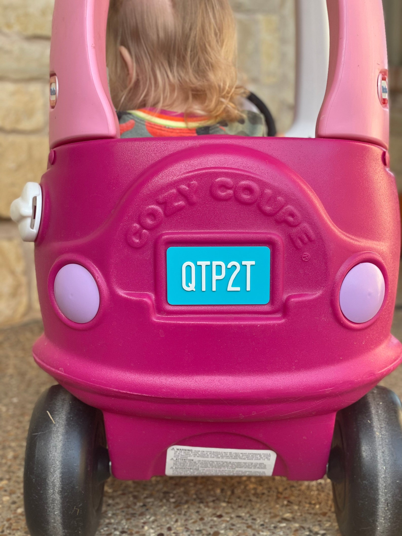 QTP2T Little Tikes License Plate Cozy Coupe License Plate - Etsy