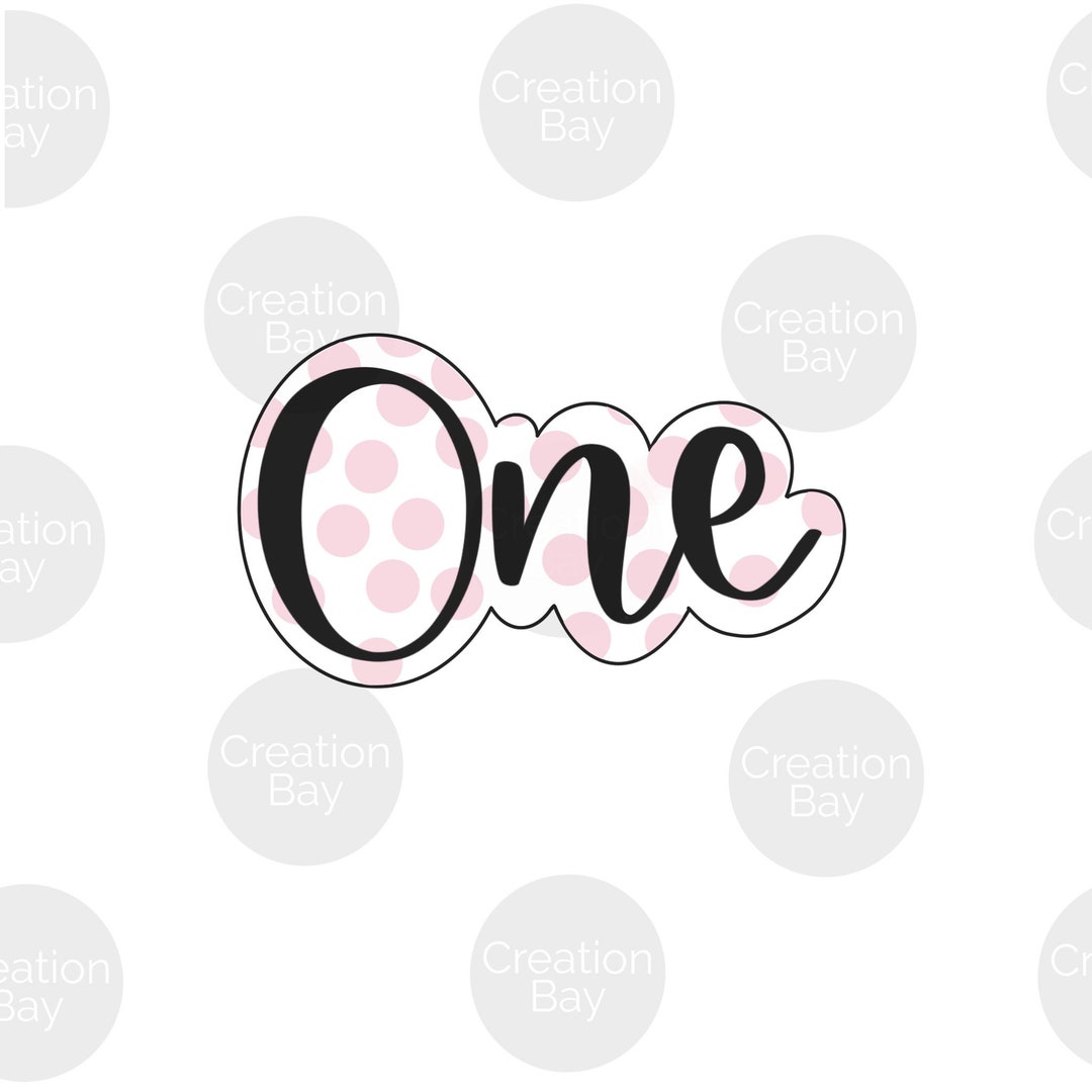 One Cookie Cutter First Birthday Cookie Cutter - Etsy