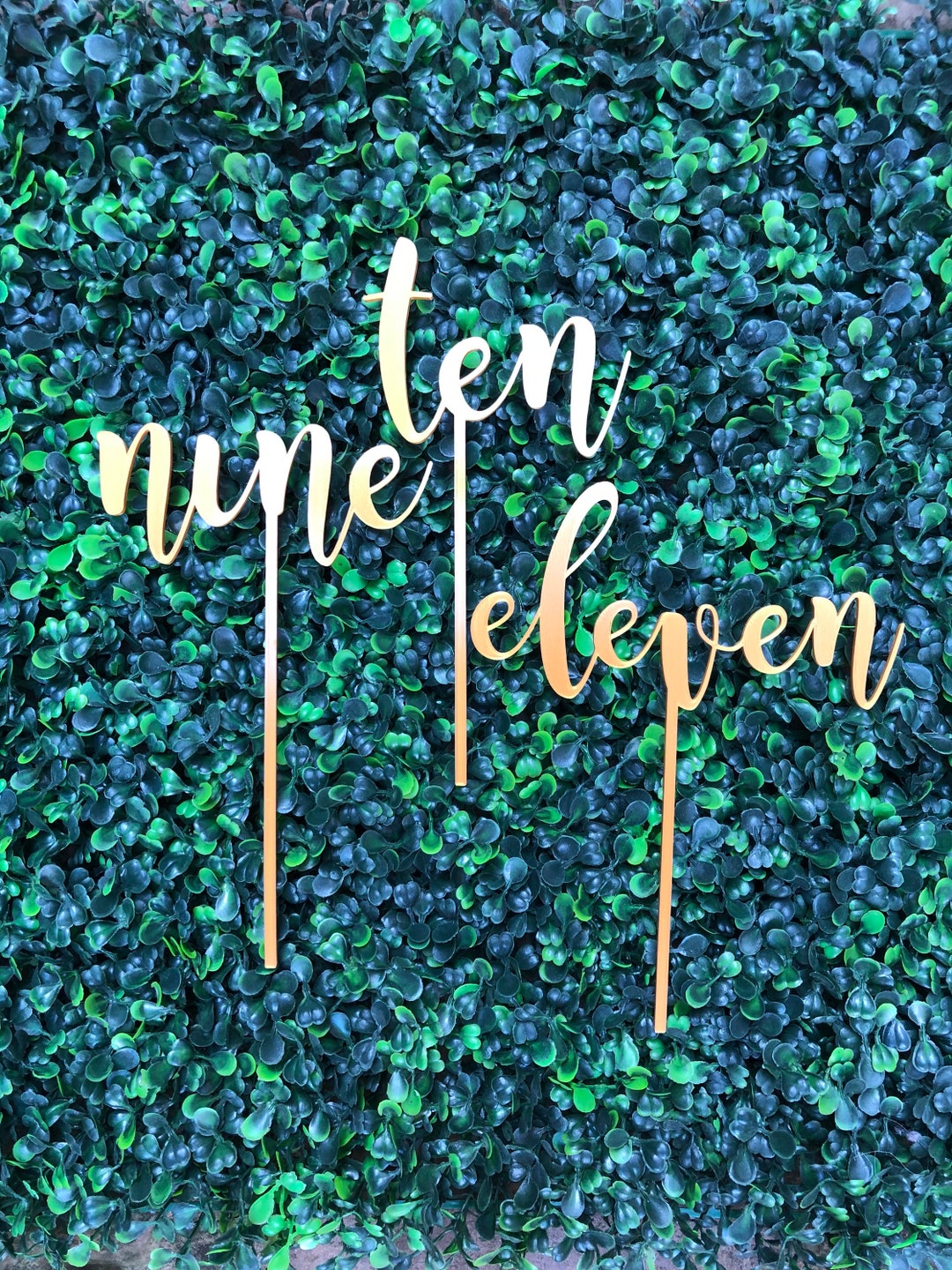 Standing Table Numbers 3D Printed Wedding Table Number Wedding Decor - Etsy