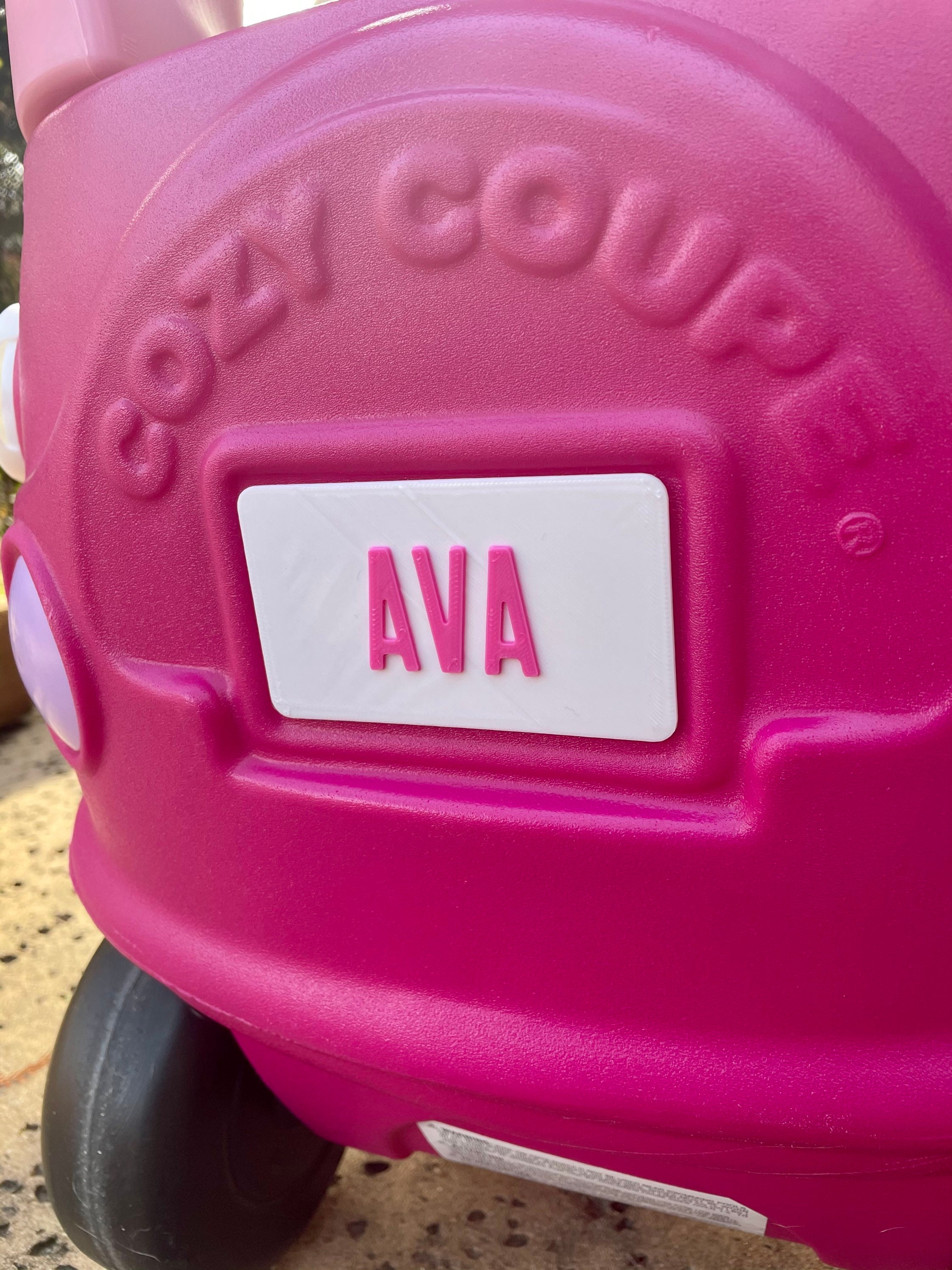 Little Tikes License Plate Cozy Coupe License Plate Little - Etsy