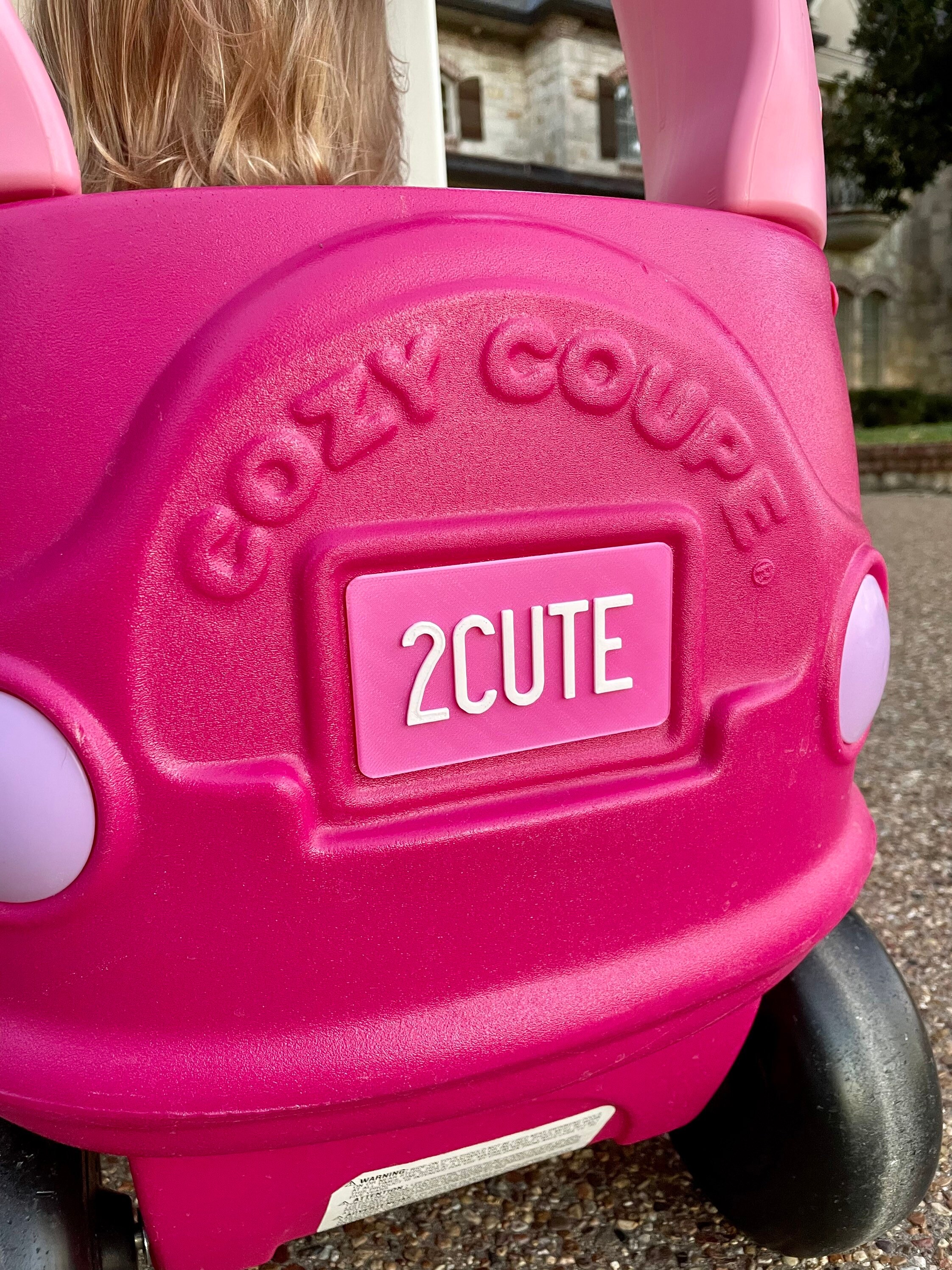 2CUTE Little Tikes License Plate Cozy Coupe License Plate - Etsy
