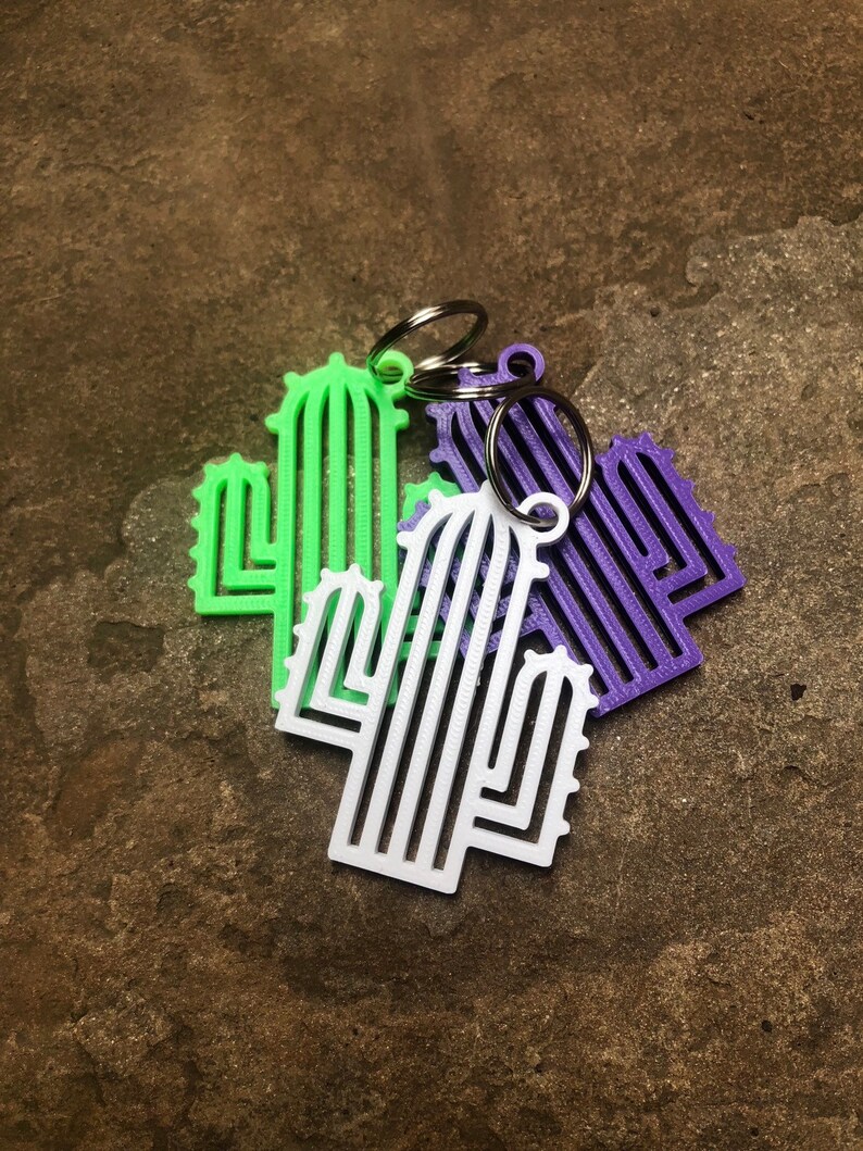 Cactus Keychain Cactus Stocking Stuffer - Etsy