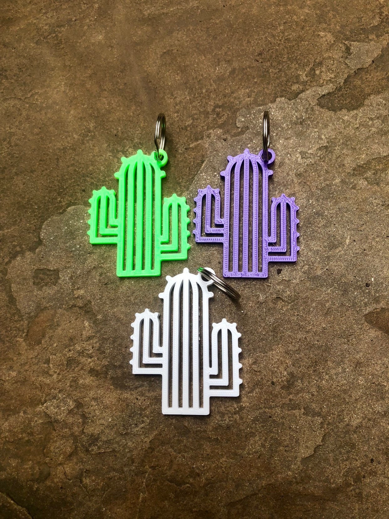 Cactus Keychain Cactus Stocking Stuffer | Etsy