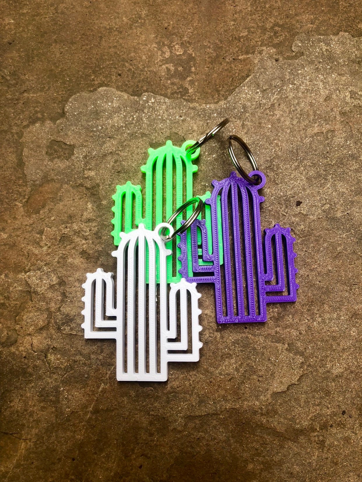 Cactus Keychain Cactus Stocking Stuffer | Etsy