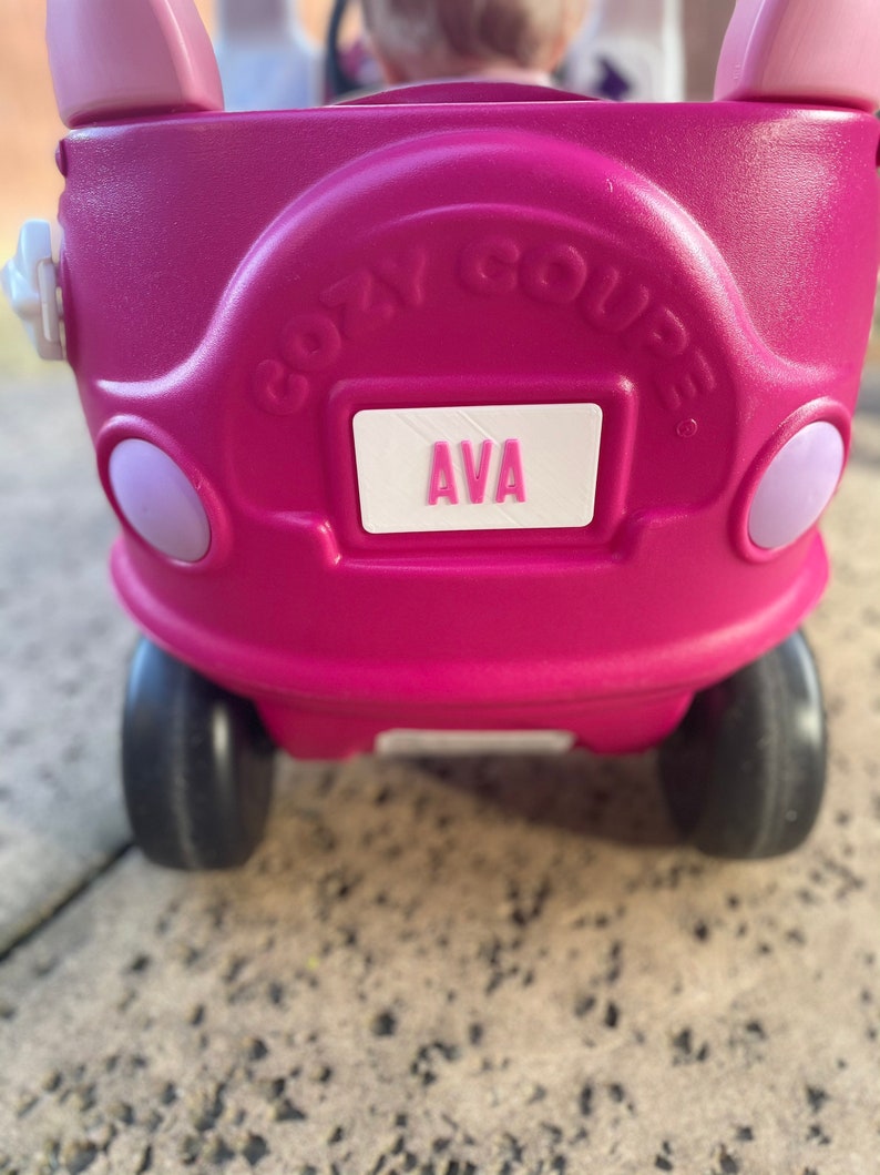 Little Tikes License Plate Cozy Coupe License Plate Little - Etsy Australia