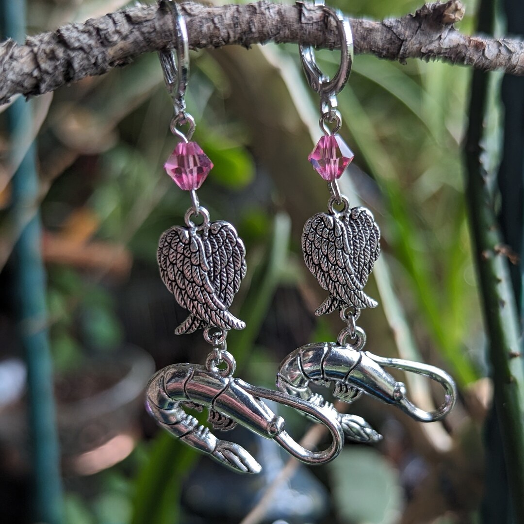 Shrimp Heaven Now! MBMBAM Inspired Earrings - Etsy