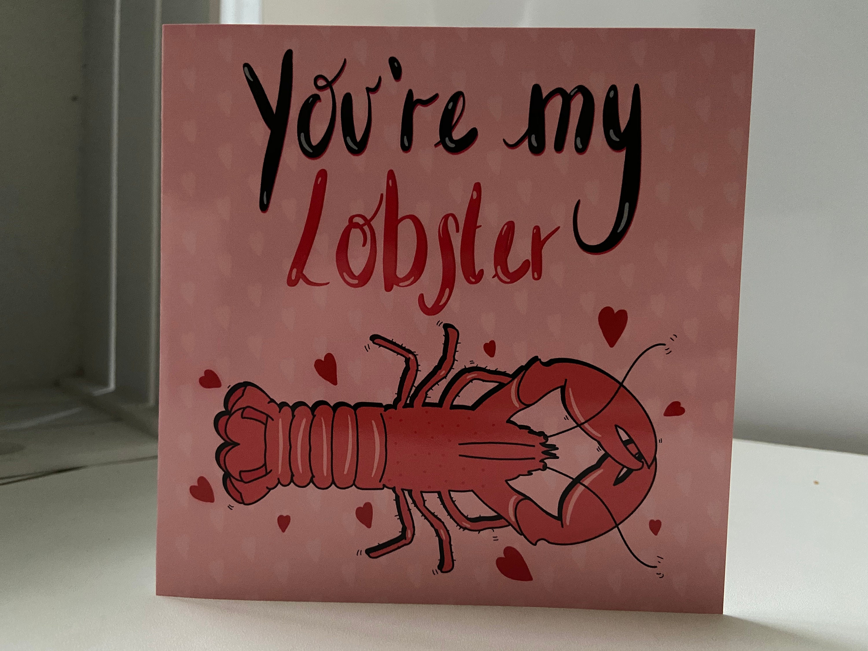 Youre my lobster Friends tv show card anniversary | Etsy