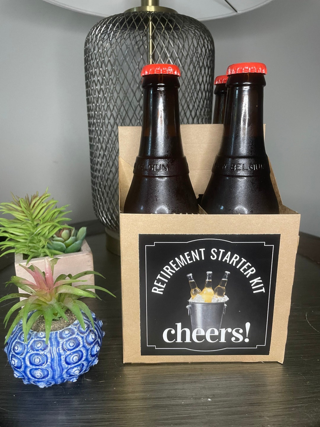 Retirement Beer Carrier. Retirement Gift Idea, Retirement Gift for Man ...