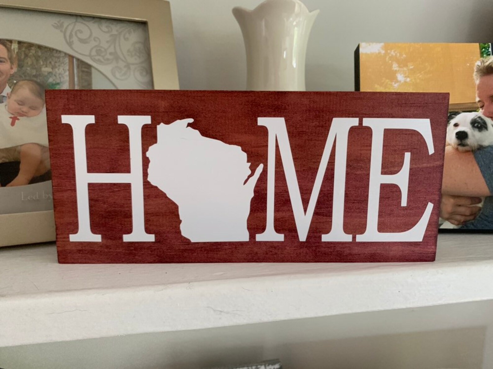 Wisconsin Home Sign Wisco Wood Sign WI Housewarming Gift | Etsy