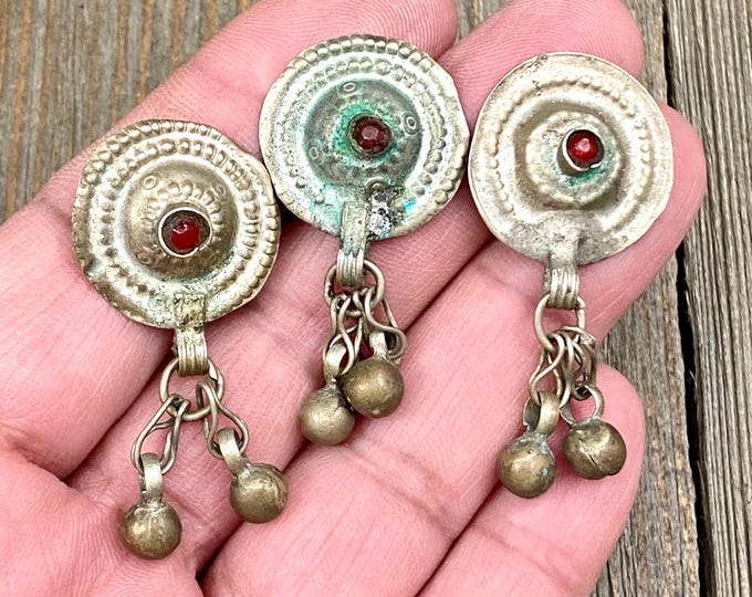 3 Vintage Turkoman Buttons Diy Belly Dance Costume Dress Traditional ...