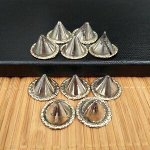 5 Big Waziri Vintage Style Spike Buttons DIY Findings Belly Dancing ...