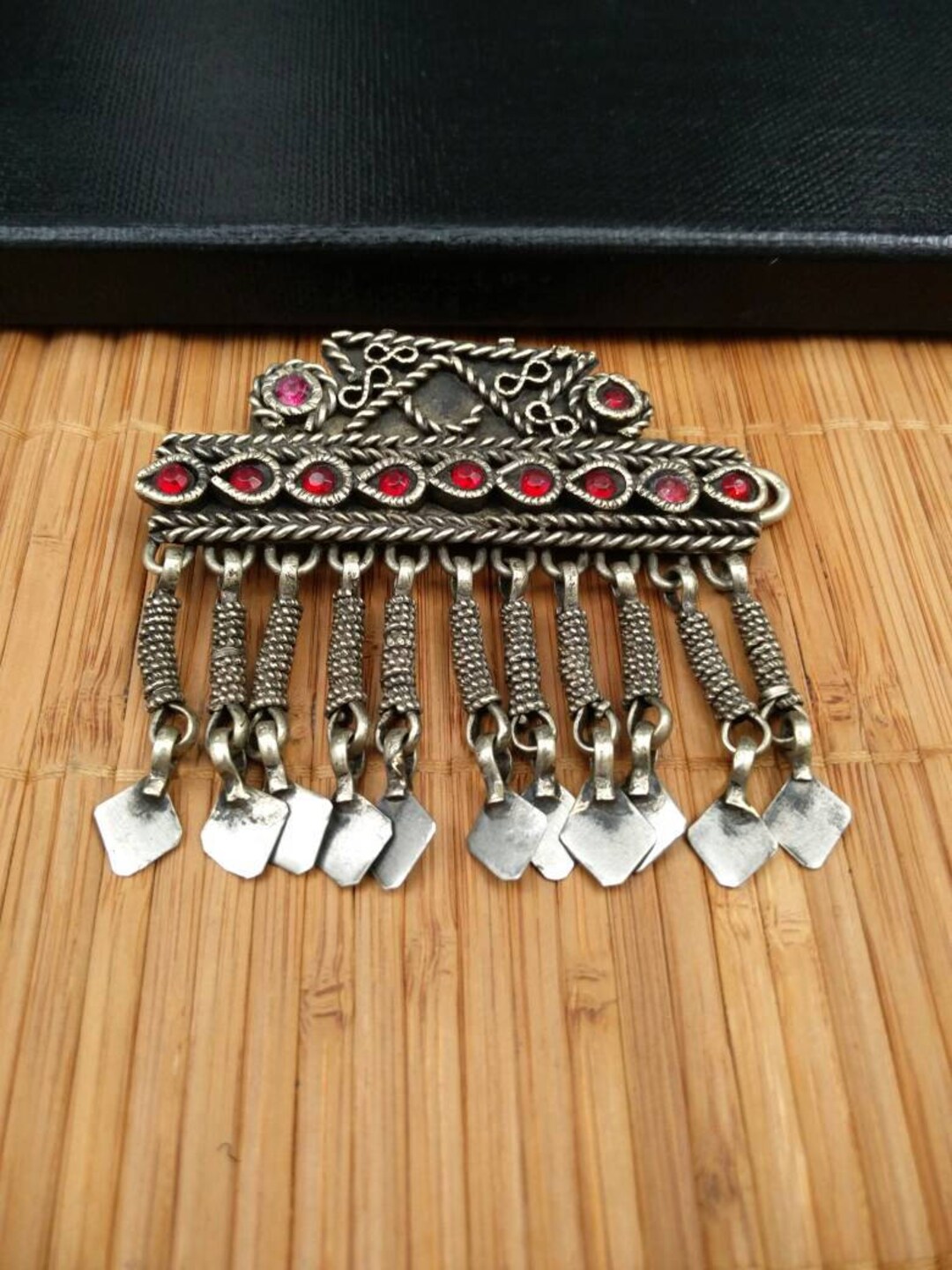 Hair Barrette Afghan Kuchi Tribal Hair Clip Vintage Accessory Indian ...