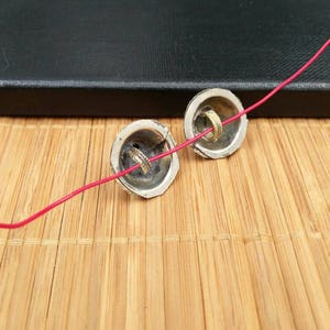 5 Big Waziri Vintage Style Spike Buttons DIY Findings Belly Dancing ...