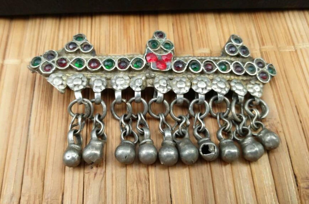 Hair Barrette Afghan Kuchi Tribal Hair Clip Vintage Hair Accessory ...