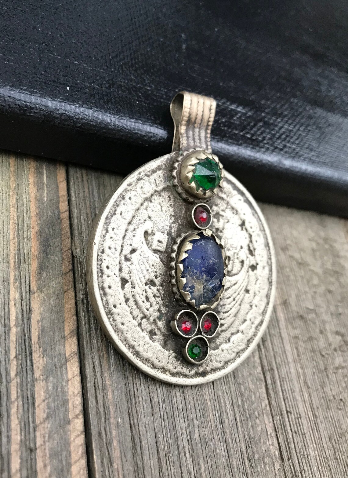 One of A Kind Vintage Huge Coin Type/token Pendant DIY Belly Dance ...