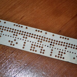 Vintage Mainframe Perforated Computer Punched Paper Tape With Old ...