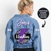 High School Football Jean Jacket, School Spirit Jean Jacket, Football ...
