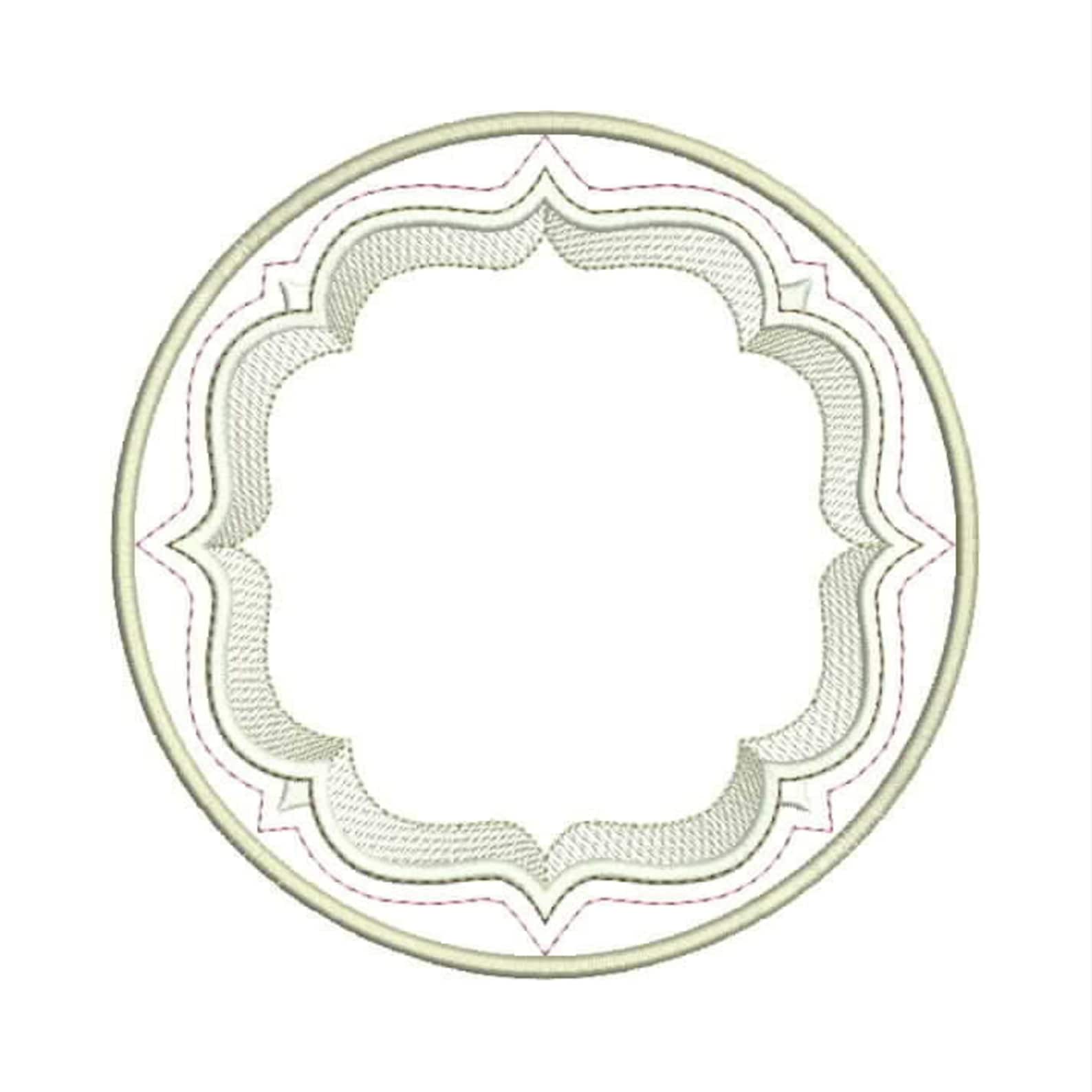 1 Size In-the-hoop Machine Embroidery Design Mug Rug Cup | Etsy