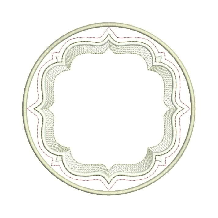 1 Size In-the-hoop Machine Embroidery Design Mug Rug Cup | Etsy