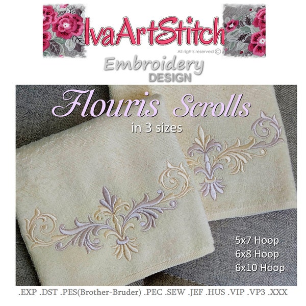 Scrolled Design - Etsy