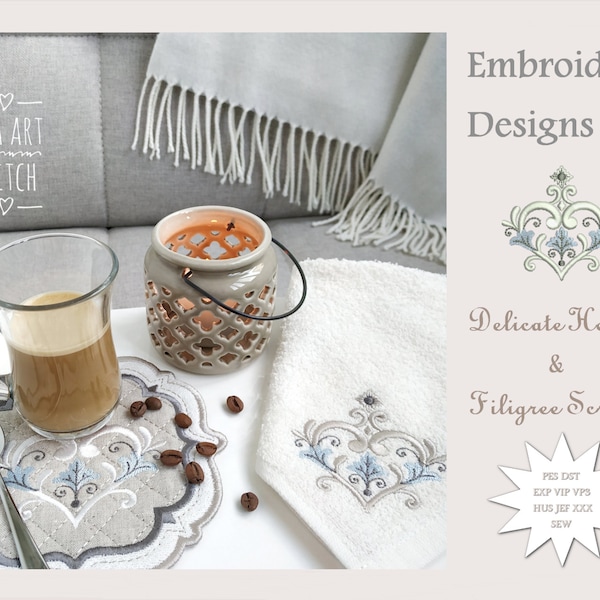 Baroque Machine Embroidery - Etsy