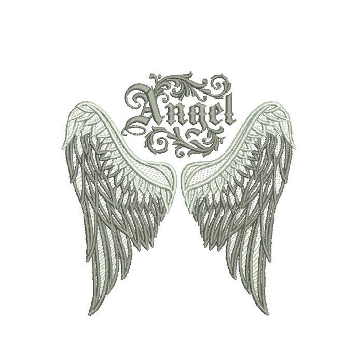 3 Sizes Machine Embroidery Design Beautiful Angel | Etsy