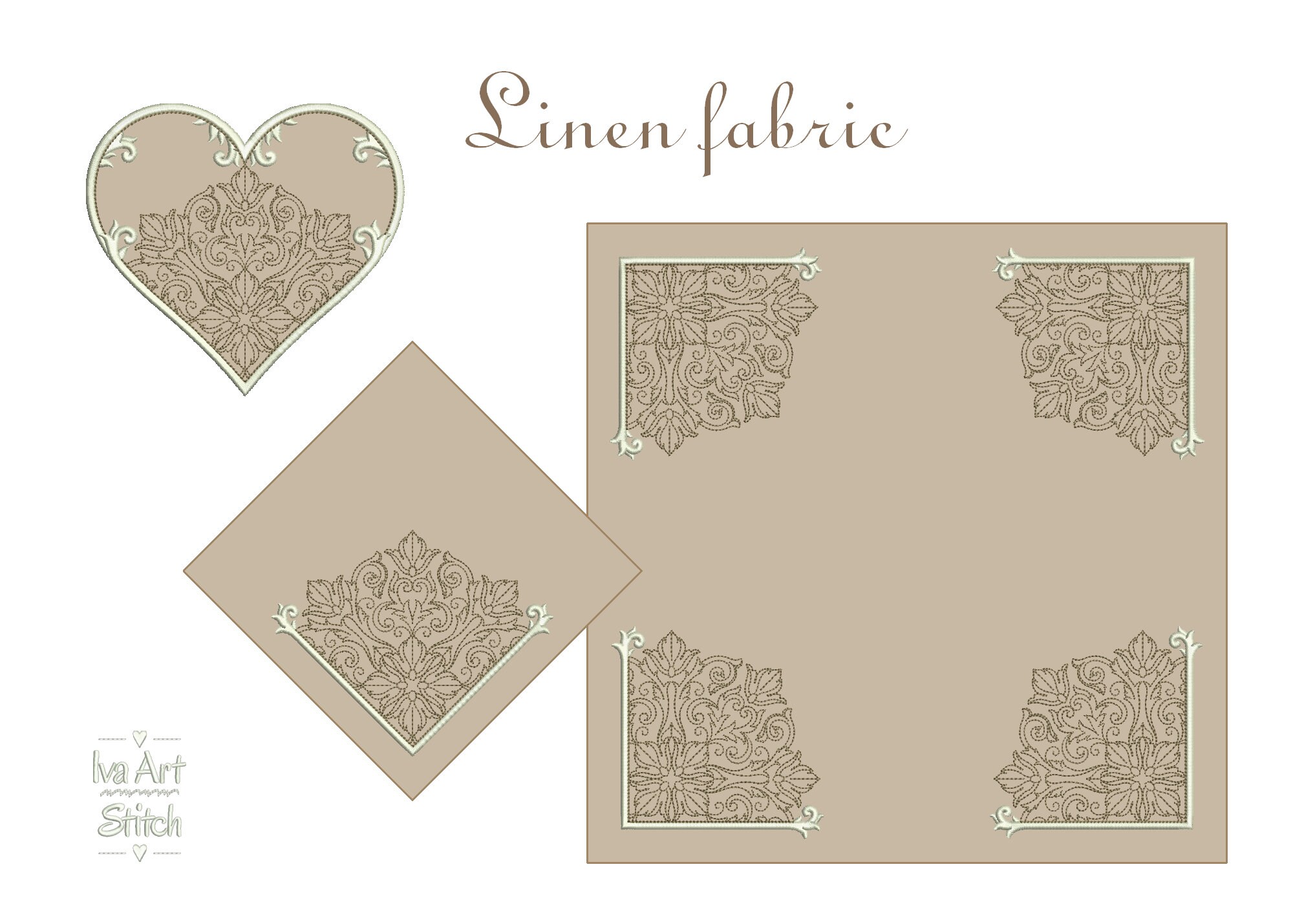 Set Machine Embroidery Designs Coaster Mug Rug In-the-hoop Cup - Etsy