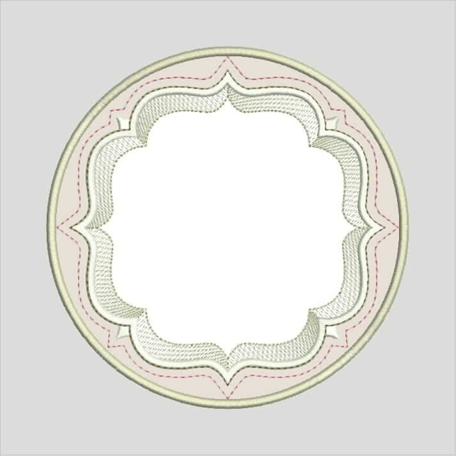 1 Size In-the-hoop Machine Embroidery Design Mug Rug Cup | Etsy