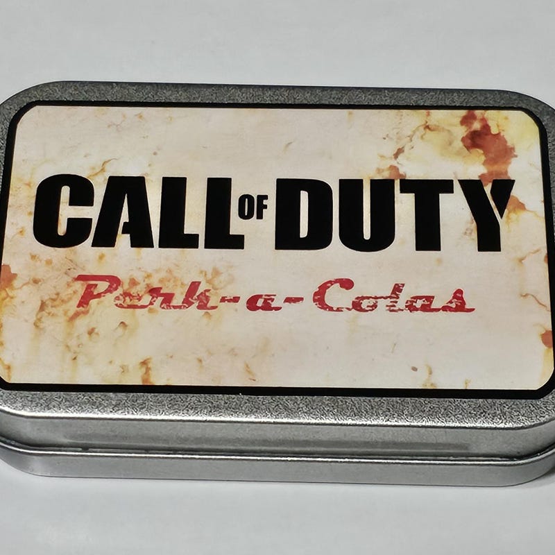 Call of Duty Perk Bottles - Etsy