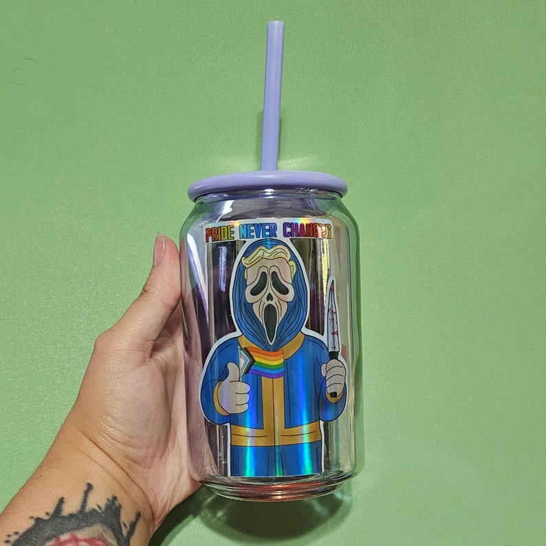 Glass Cups Fallout Pride or Choose Your Own Design - Etsy