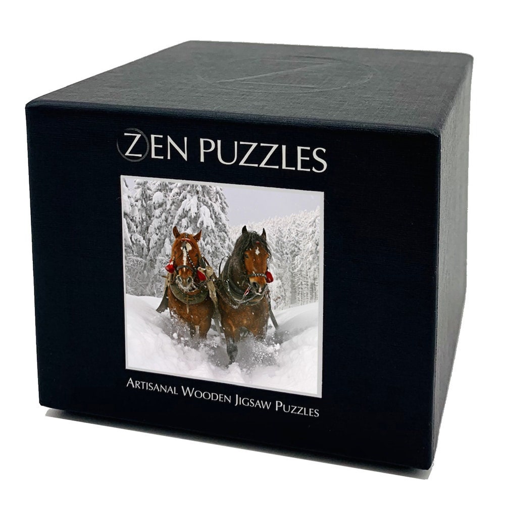 Sleigh Ride Zen Puzzle - Hand Crafted, Eco-friendly, American Made ...