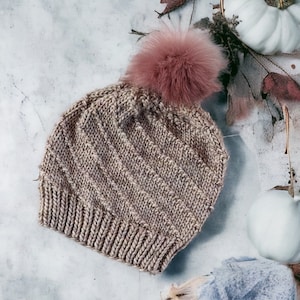 COLLEEN Hat Knitting Pattern | PDF Hat Knitting Pattern | Bulky Weight ...