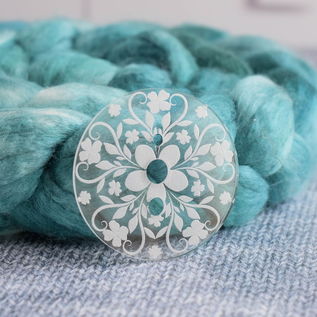 Acrylic Spinners Diz Tool - Floral - Spinning Control Tool, Diz to Make ...