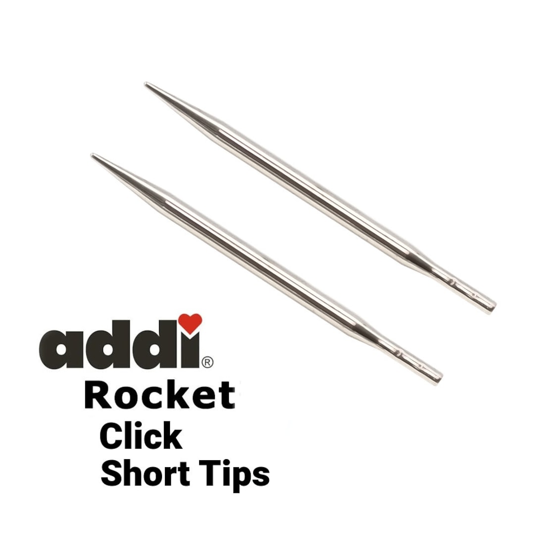 Addi Click SHORT Rocket Tips, Interchangeable Tips - Etsy