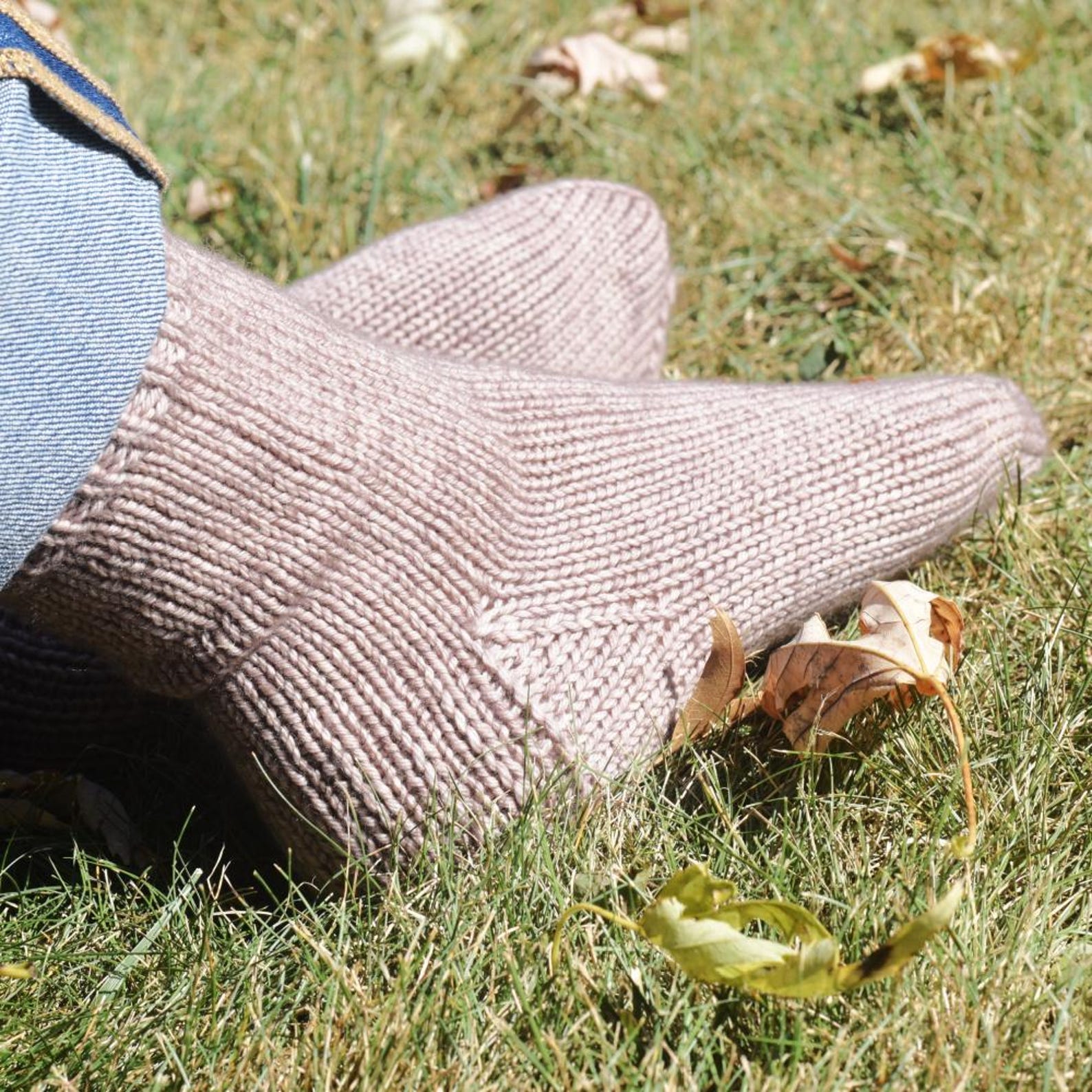 BASIC WORSTED Adult Socks Knitting Pattern | PDF Socks Knitting Pattern ...