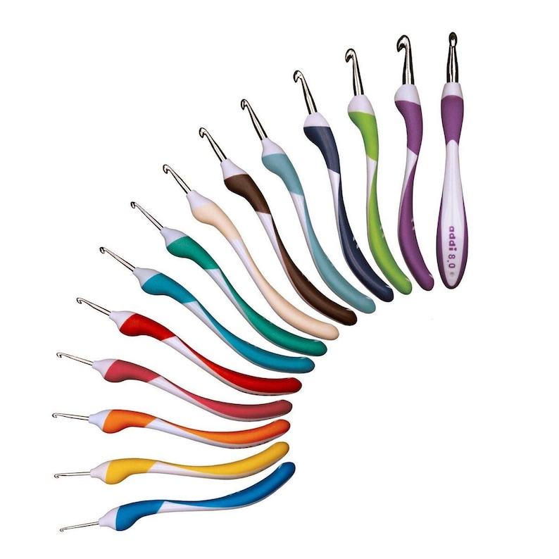 Addi Swing Crochet Hook, Addiswing Ergonomic Hooks, Sizes 2mm - 8mm - Etsy