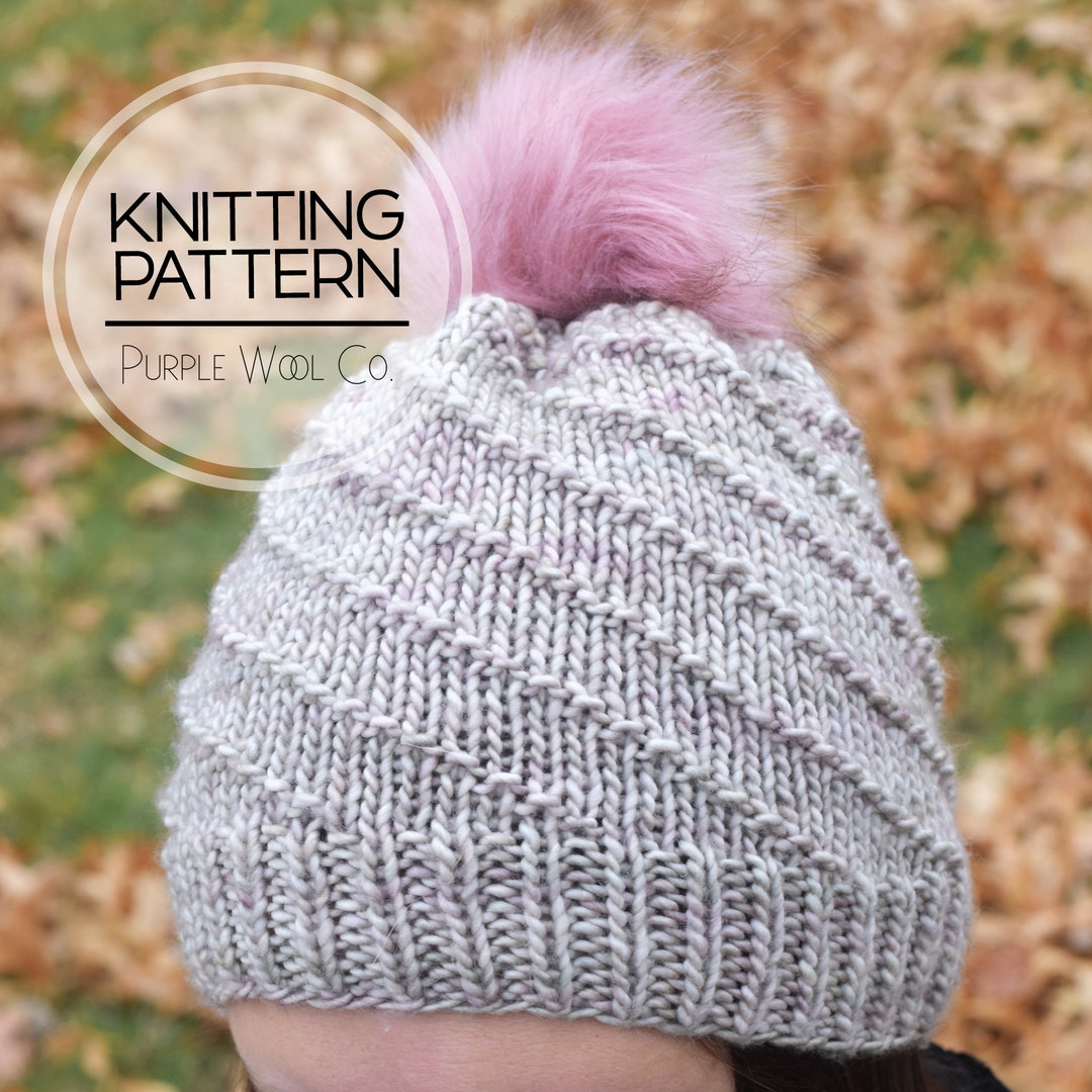 COLLEEN Hat Knitting Pattern | PDF Hat Knitting Pattern | Bulky Weight ...