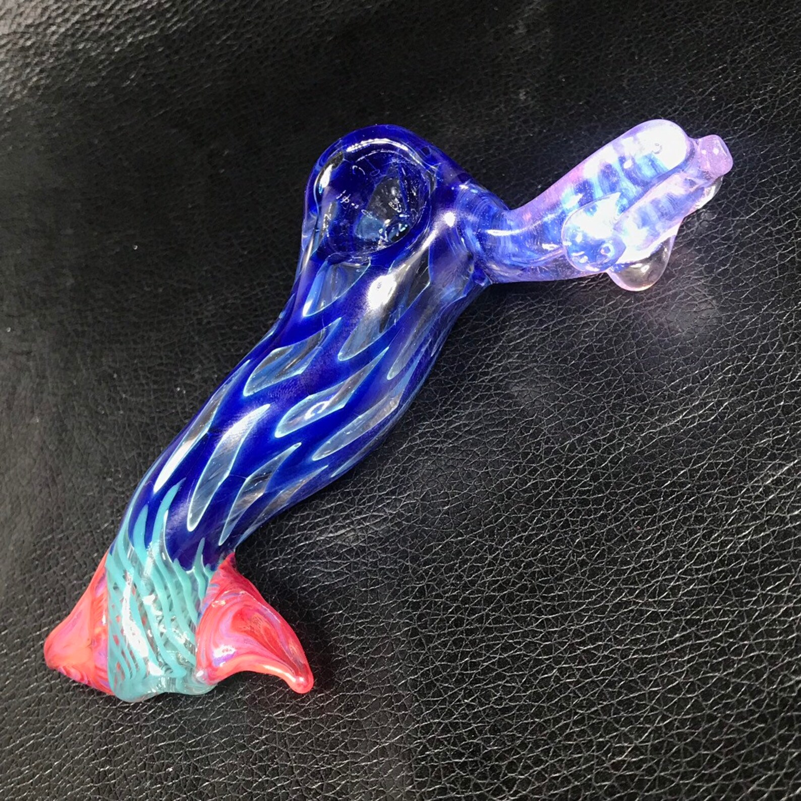 Mermaid goddess handblown glass pipe smoking pipe | Etsy