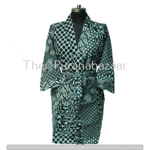 100% Cotton Indian Beach Kimono Robe Kimono RobeCotton | Etsy