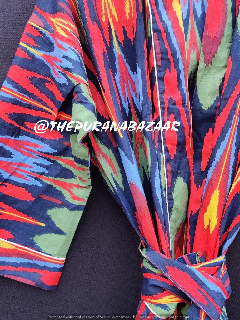 Ikat Kimono Dress Sustainable Clothing Sustainable Fashion - Etsy