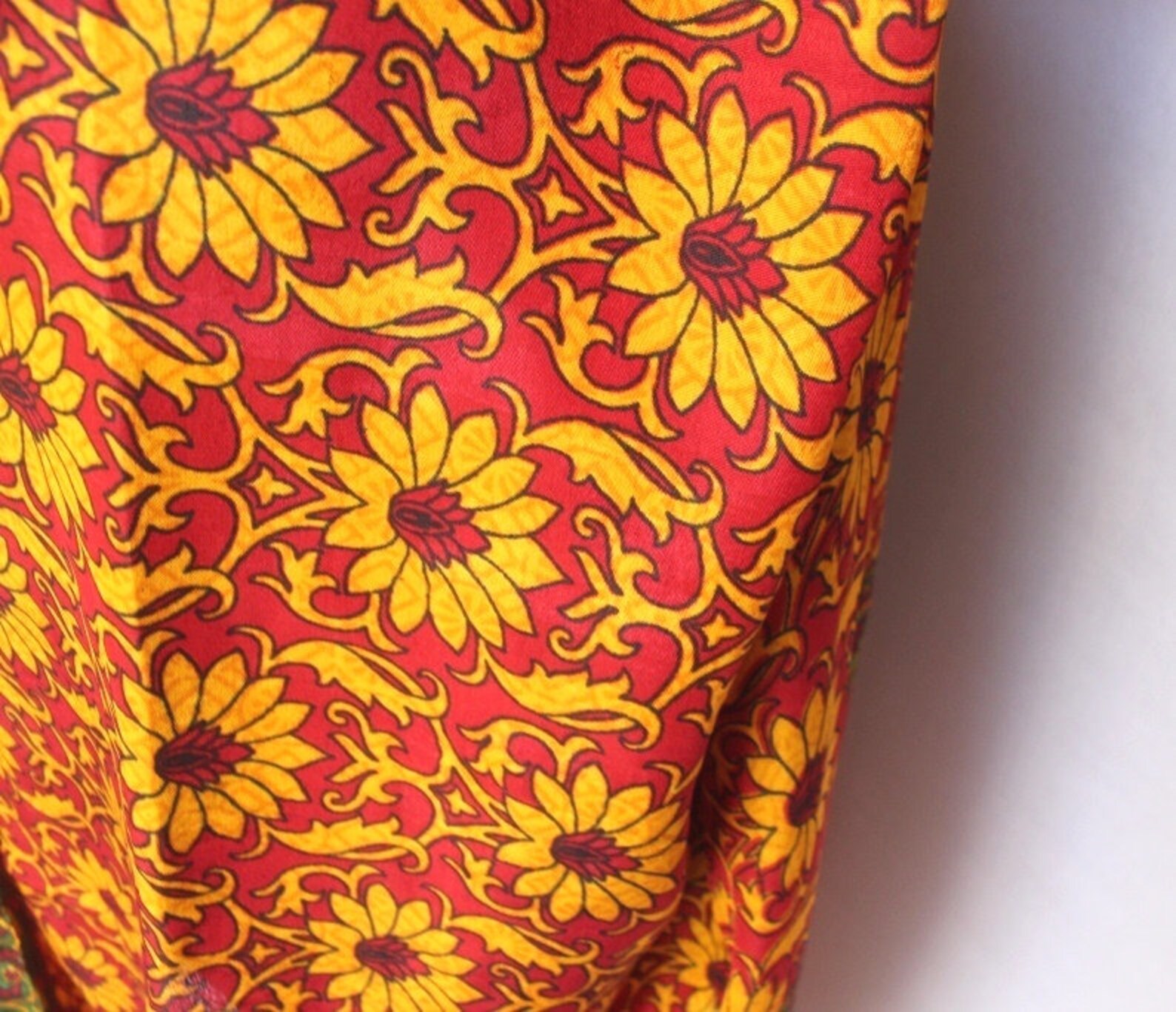 Handmade Indian Sari Kimono Beautiful Indian Bathrobe Night - Etsy