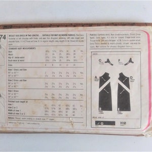 1979 Bias Cut Evening Dress Pattern Simplicity 9274 Misses | Etsy